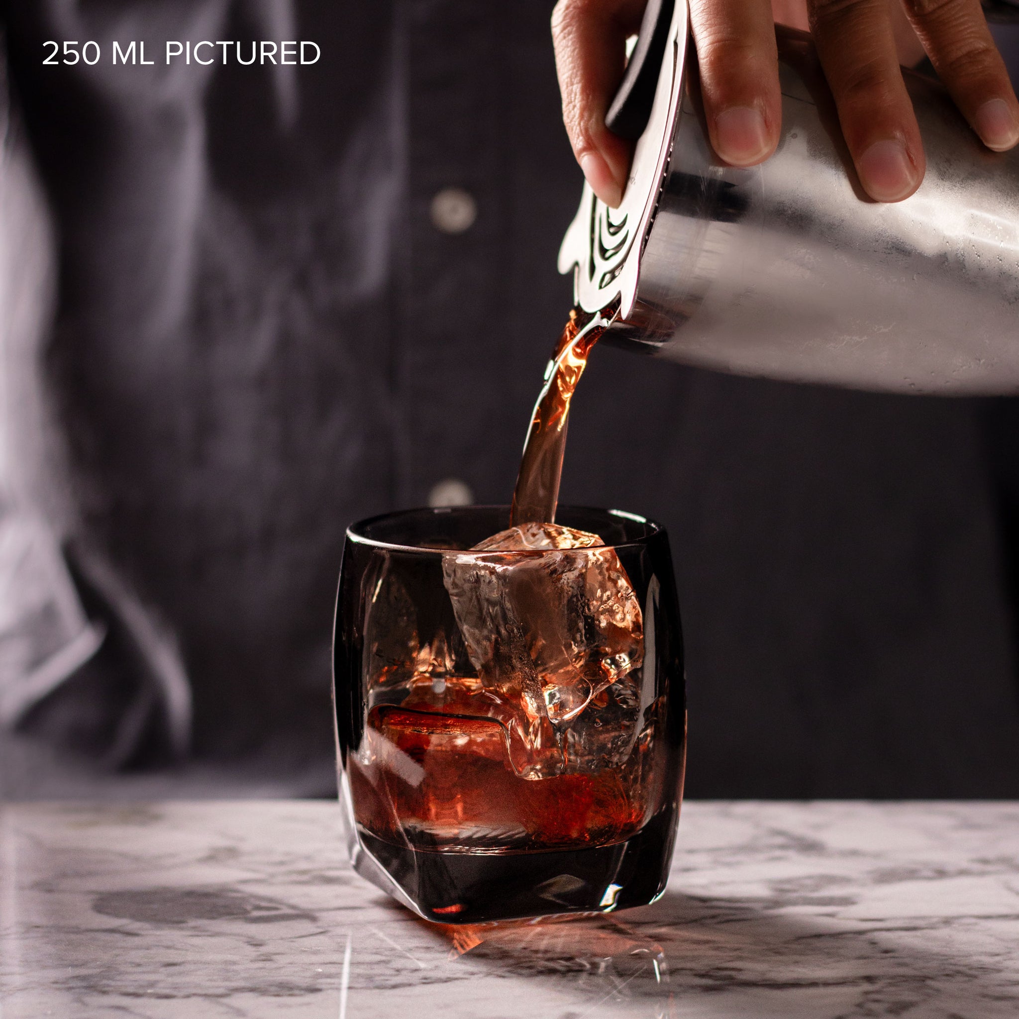 Rauk Heavy Tumbler (Grey) - Modern Weighted Whiskey Tumbler Glass – Norlan